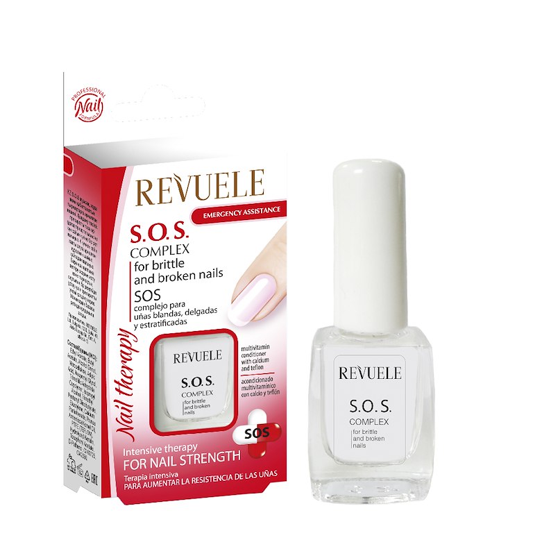 Tretman za jačanje noktiju REVUELE Therapy S.O.S. Complex 10ml