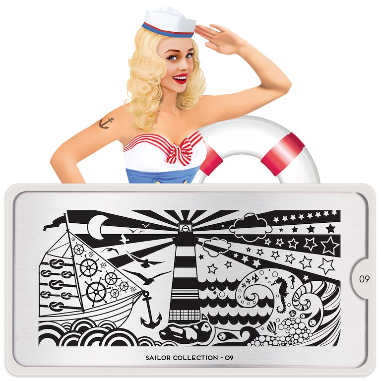 Šablon za pečat Sailor 09