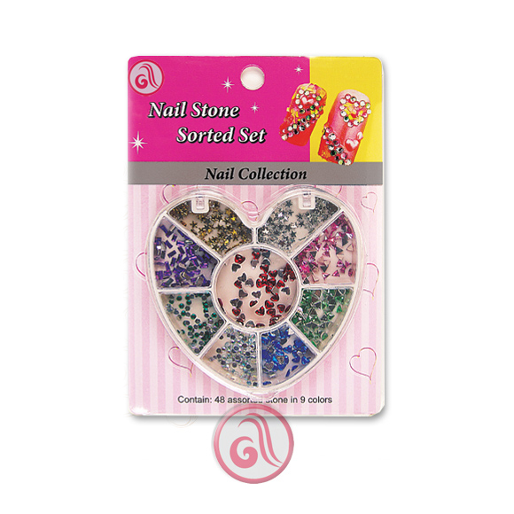 Cirkoni za Nail Art u setu 9 boja NST-005