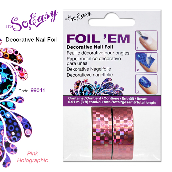 Prenosna folija za Nail Art PINK