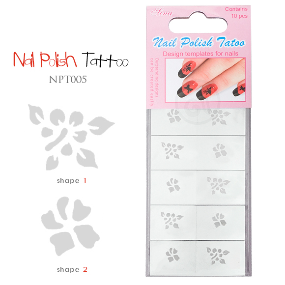 Šablon za nokte Nail Polish Tatoo NPT-005