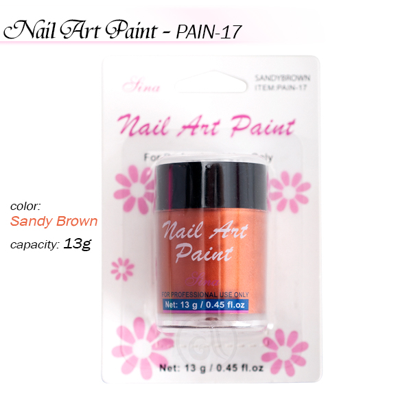 Akrilna boja za Nail Art 13g – BRAON