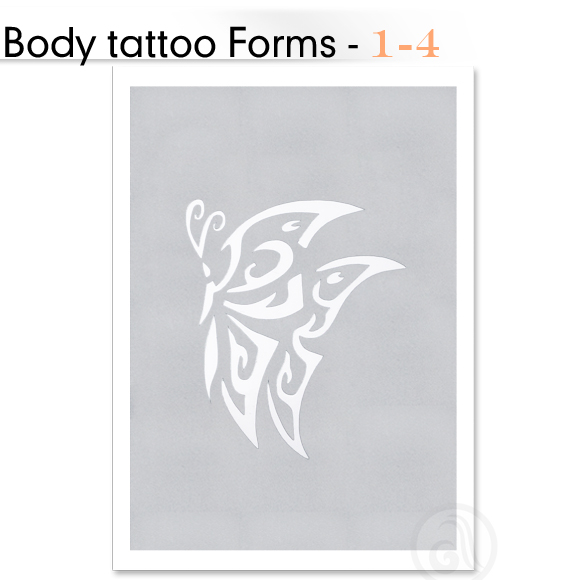 Šablon za Body Tattoo 1-4