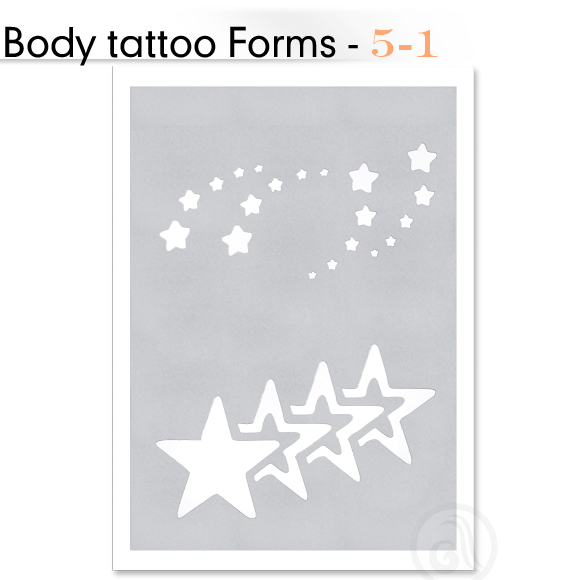 Šablon za Body Tattoo 5-1