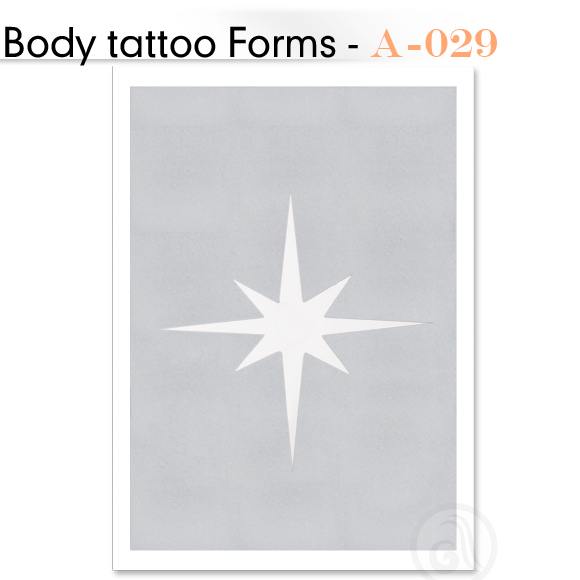 Šablon za Body Tattoo A-029