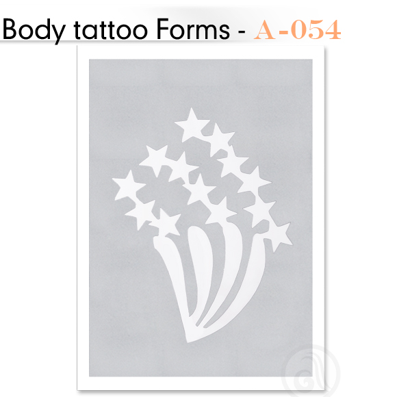 Šablon za Body Tattoo A-054