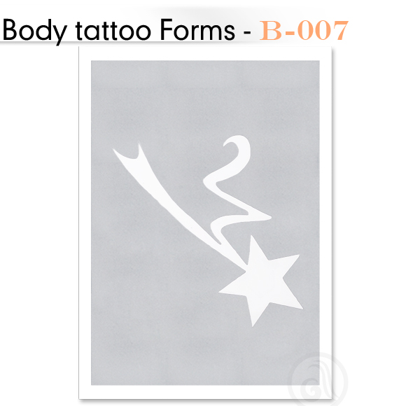 Šablon za Body Tattoo B-007