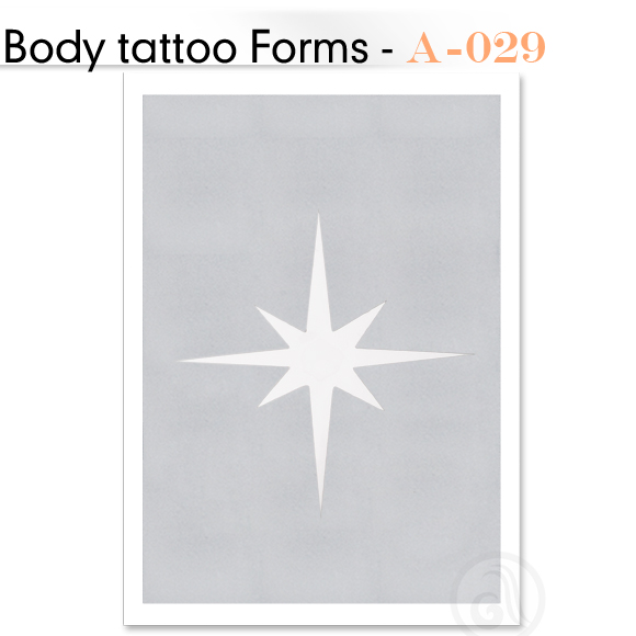 Šablon za Body Tattoo B-025