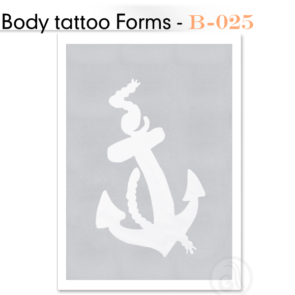 Šablon za Body Tattoo B-025