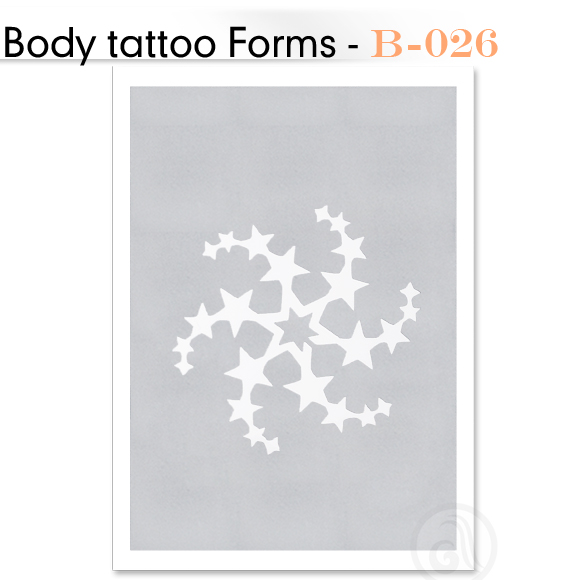 Šablon za Body Tattoo B-026