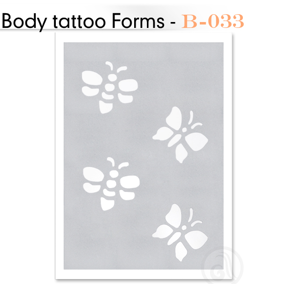 Šablon za Body Tattoo B-033