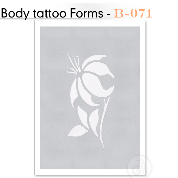 Šablon za Body Tattoo B-071