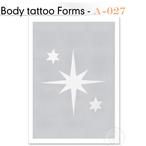Šablon za Body Tattoo B-074