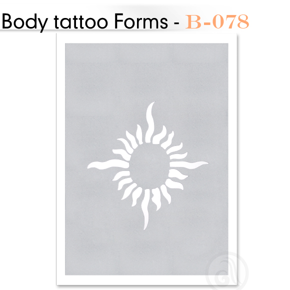 Šablon za Body Tattoo B-078