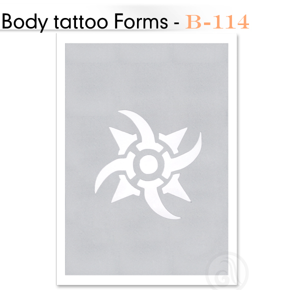 Šablon za Body Tattoo B-114