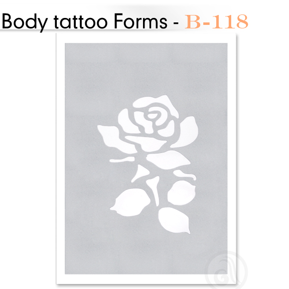 Šablon za Body Tattoo B-118