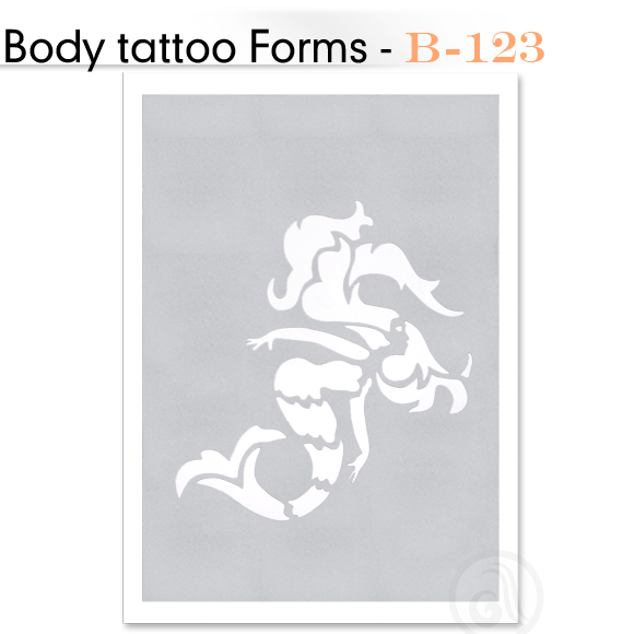 Šablon za Body Tattoo B-123