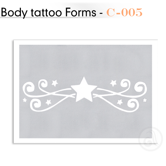 Šablon za Body Tattoo C-005