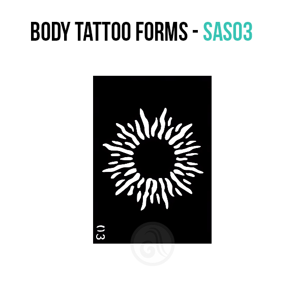 Šablon za Tattoo SAS-03