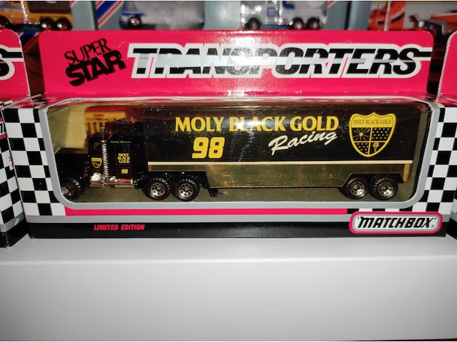 Matchbox Transporters Kenworth Moly Black Gold