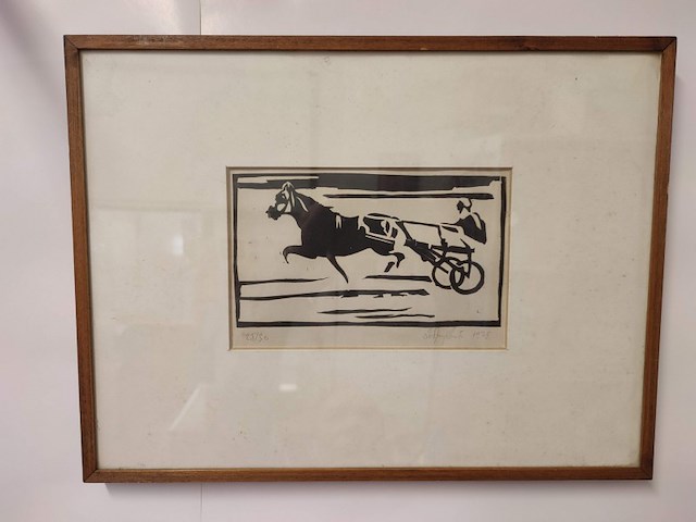 Slika `Konj u kasu` 1978.