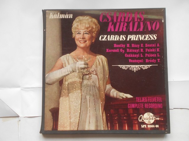 Kneginja čardaša, I.Kalman, mađarski izvođači, 3LP