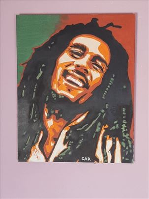 Bob Marley ulje na platnu