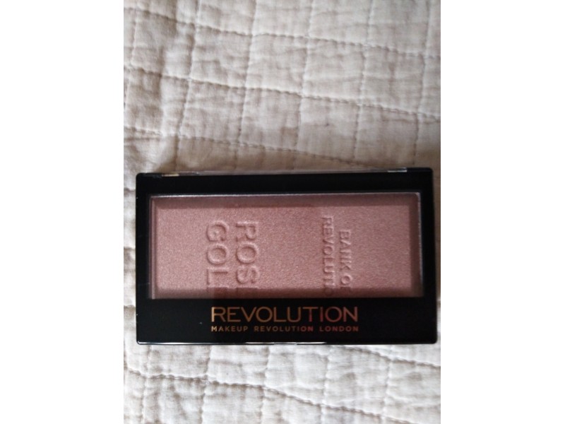 Hajlajter MAKEUP REVOLUTION Ingot 12g Rose Gold