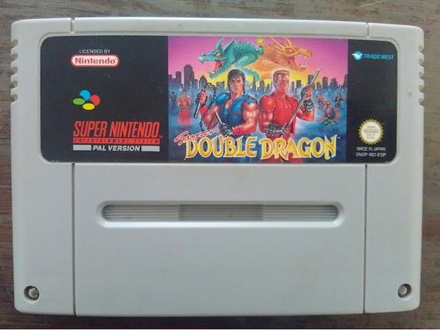 nintendo snes k super double dragon sa slika