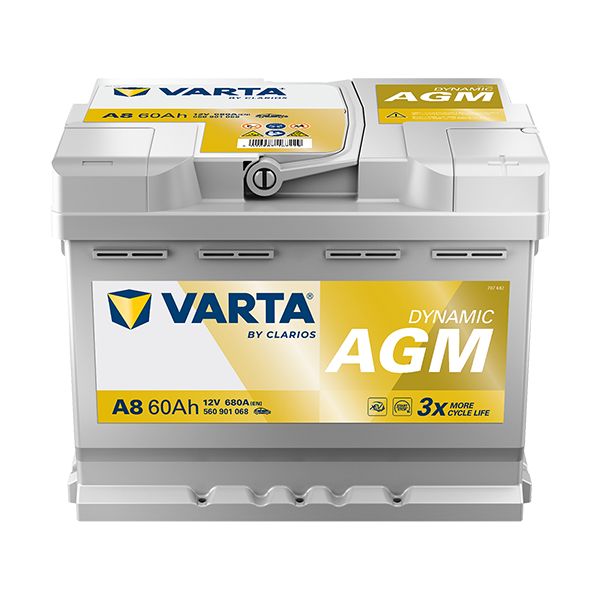Akumulator VARTA AGM Silver Dynamic 12 V 60 Ah +D
