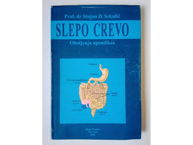 SLEPO CREVO - Oboljenja apendiksa - Stojan D.Sekulić