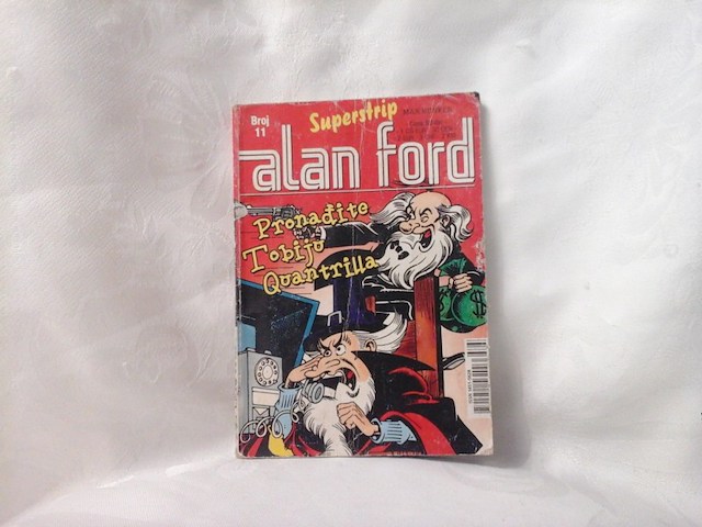 Pronađite Tobiju Quantrilla broj 11 Alan Ford