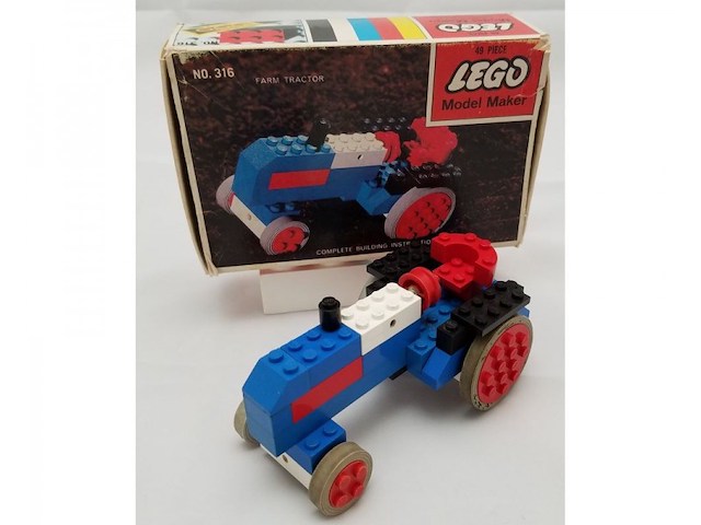 LEGO originalni set iz 1963 - 316 Farm Tractor