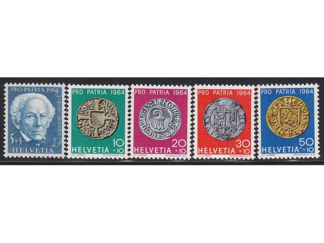 Svajcarska 1964 Stari metalni novac cisto