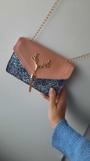 Šljokičava clutch tašnica *Novogodišnji motivi*