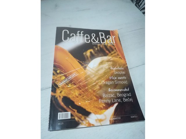Caffe i Bar br.5 Specijalizovani časopis za ugostiteljs