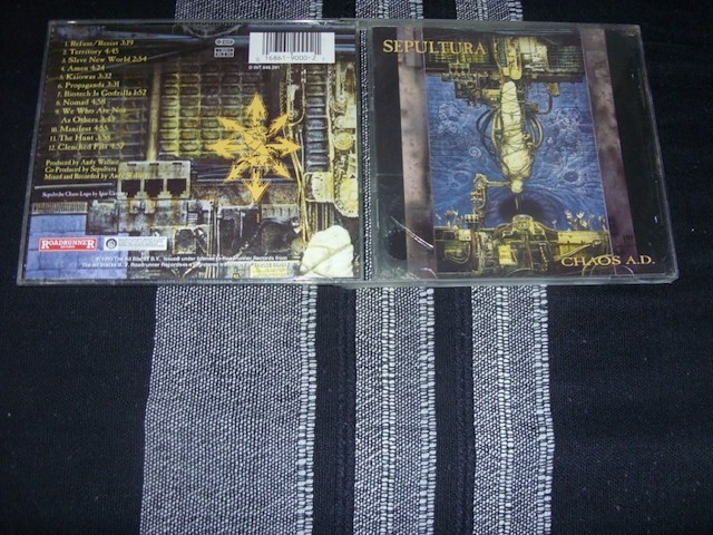 Sepultura – Chaos A.D. CD Roadrunner Europe 1993.