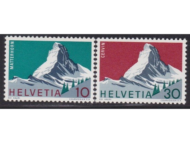 Svajcarska 1965 Svajcarski Alpi cisto