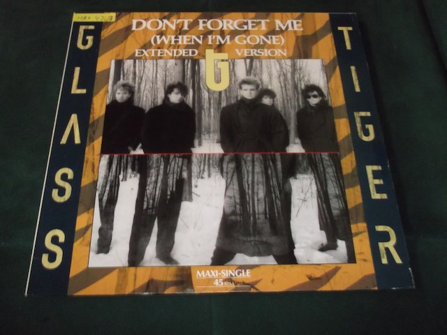 Glass tiger - Dont Forget Me Extended
