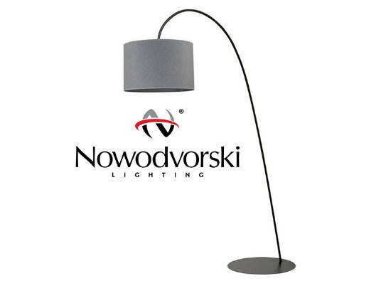 Nowodvorski podna lampa ALICE, siva, 6818