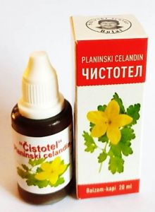 Planinski celandin 20 ml protiv papiloma i bradavica