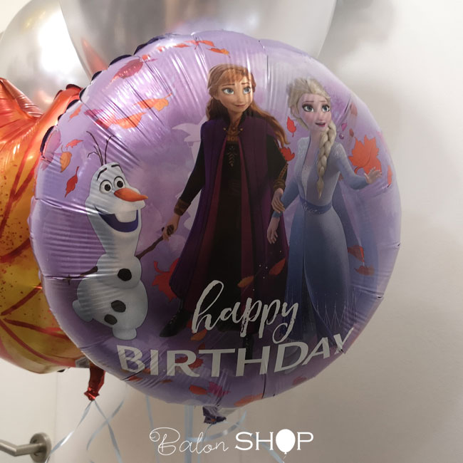 Frozen 2 happy birthday balon