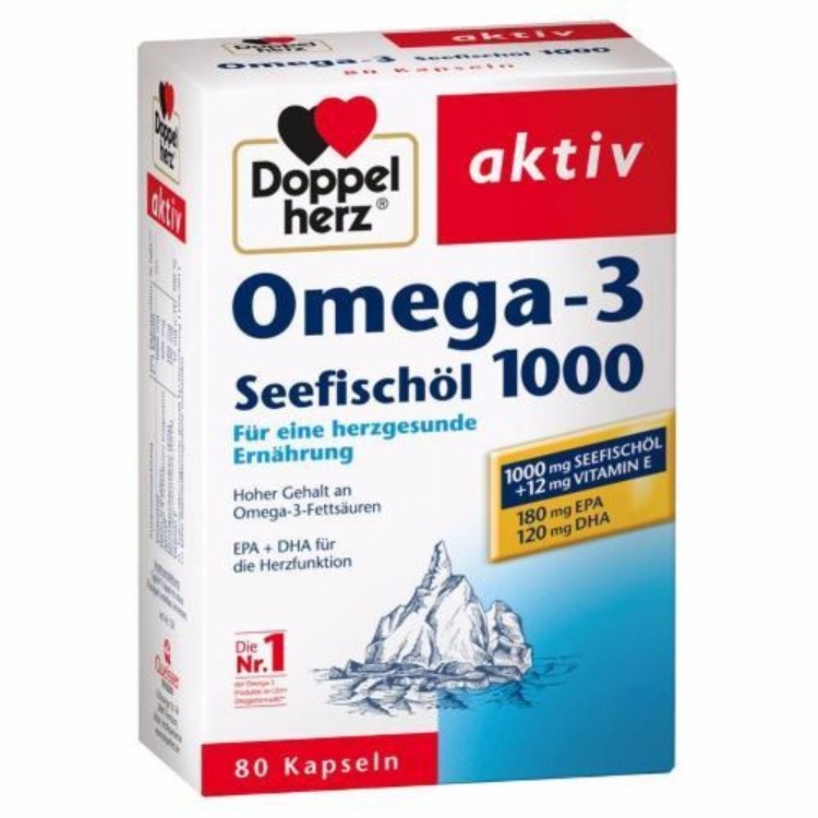 Doppelherz Aktiv Omega 3 1000mg 80 kapsula