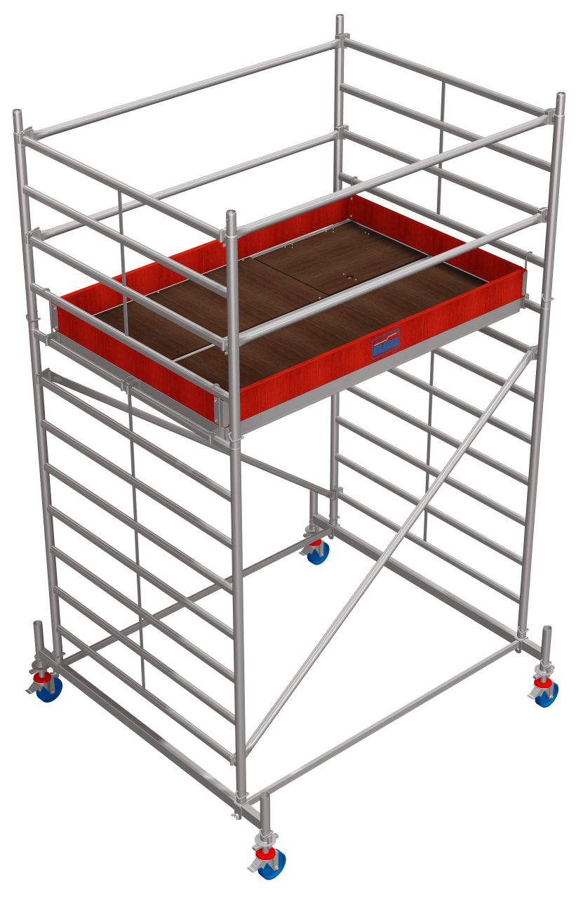 Krause alu skela STABILO serija 50, radna v. 5.4m, (2,00x1,25m) -781031 -st.br. 735225