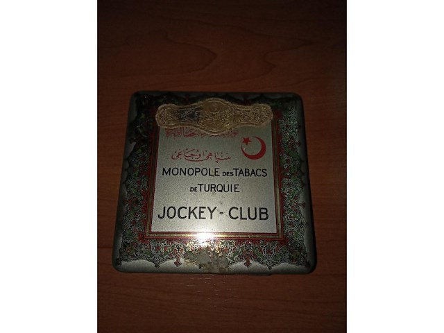 Limena kutija Monopole des Tabacs de Tirquie / Jockey C