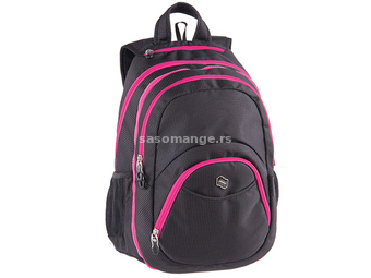 Ranac 2u1 Teens Pink Black Dot Pulse 121793