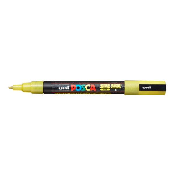 Uni POSCA Marker PC-3ML, glitter yellow