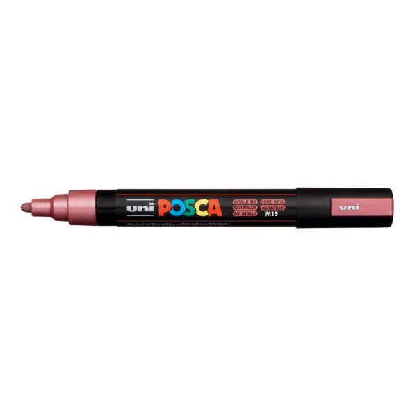 Uni POSCA Marker PC-5M, metallic red