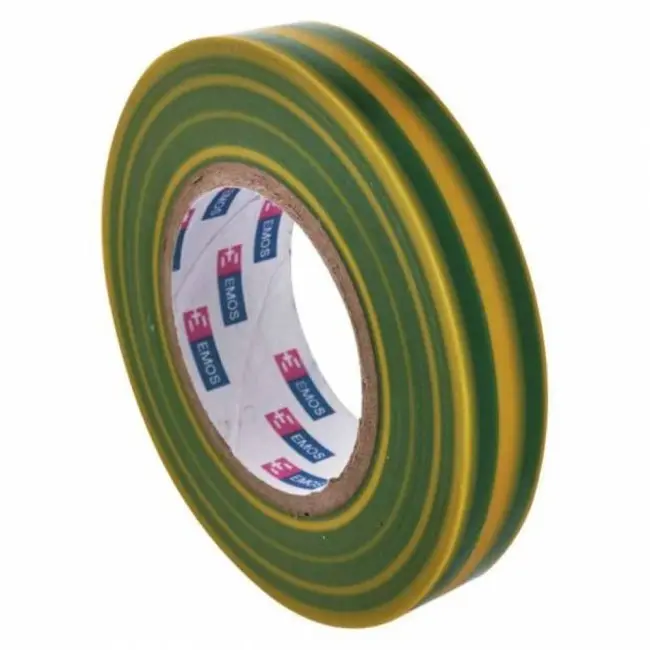 Traka izolir pvc 15mm/10m žuto/zelena