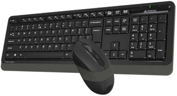 A4-FG1010 A4Tech Fstyler Bezicna tastatura YU-LAYOUT + bezicni mis USB, Grey